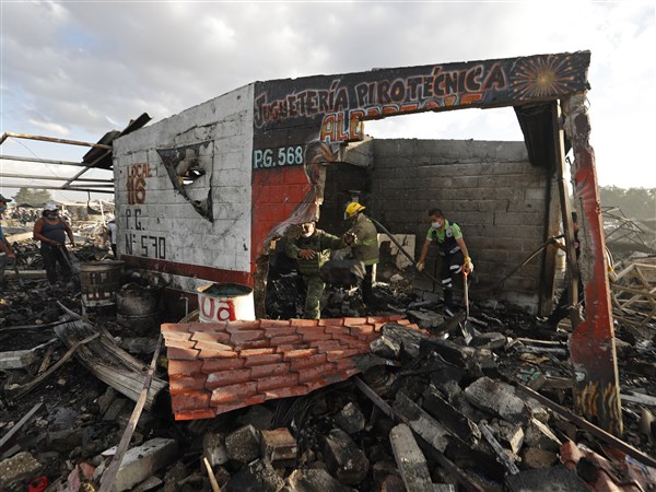 26 dead, scores injured in explosion at Mexican fireworks market | The ...