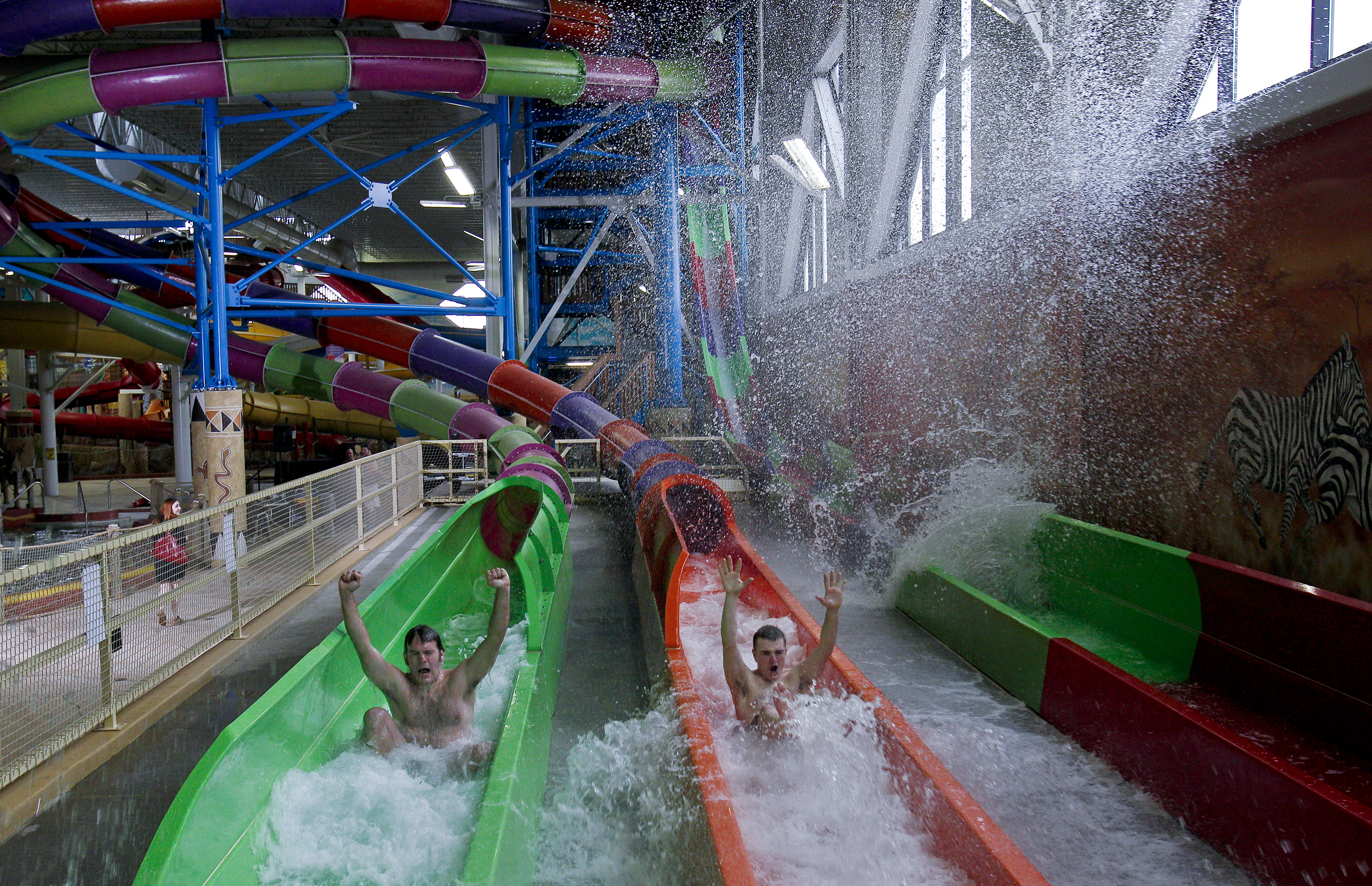 Yellow Slide At Kalahari at Keith Orr blog