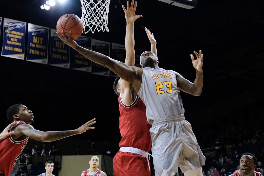 IN PICTURES: Northern Illinois 74, UT men 72 - The Blade