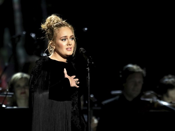 Adele takes home album, record of the year honors | The Blade