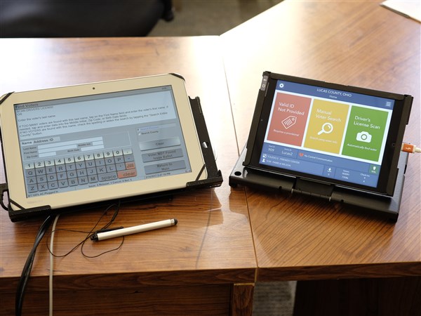 Electronic tablets to assist Toledo poll workers | The Blade