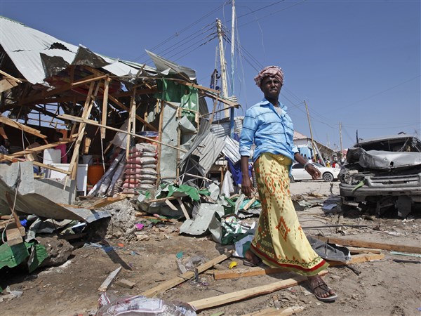 Blast in Somalia kills 34 in Mogadishu marketplace | The Blade