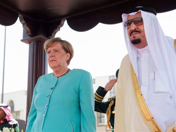 Germany's Merkel presses Saudi Arabia on refugees and rights | The Blade