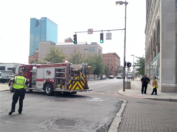 Toledo Police respond to underground fire downtown | Toledo Blade