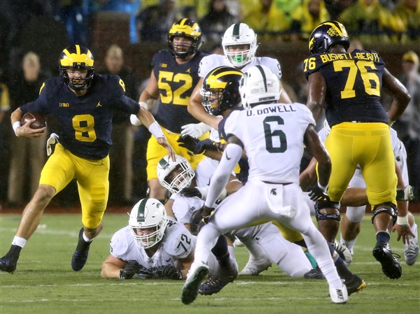 Michigan vs. Michigan State Report Card: Wolverines fail spectacularly ...