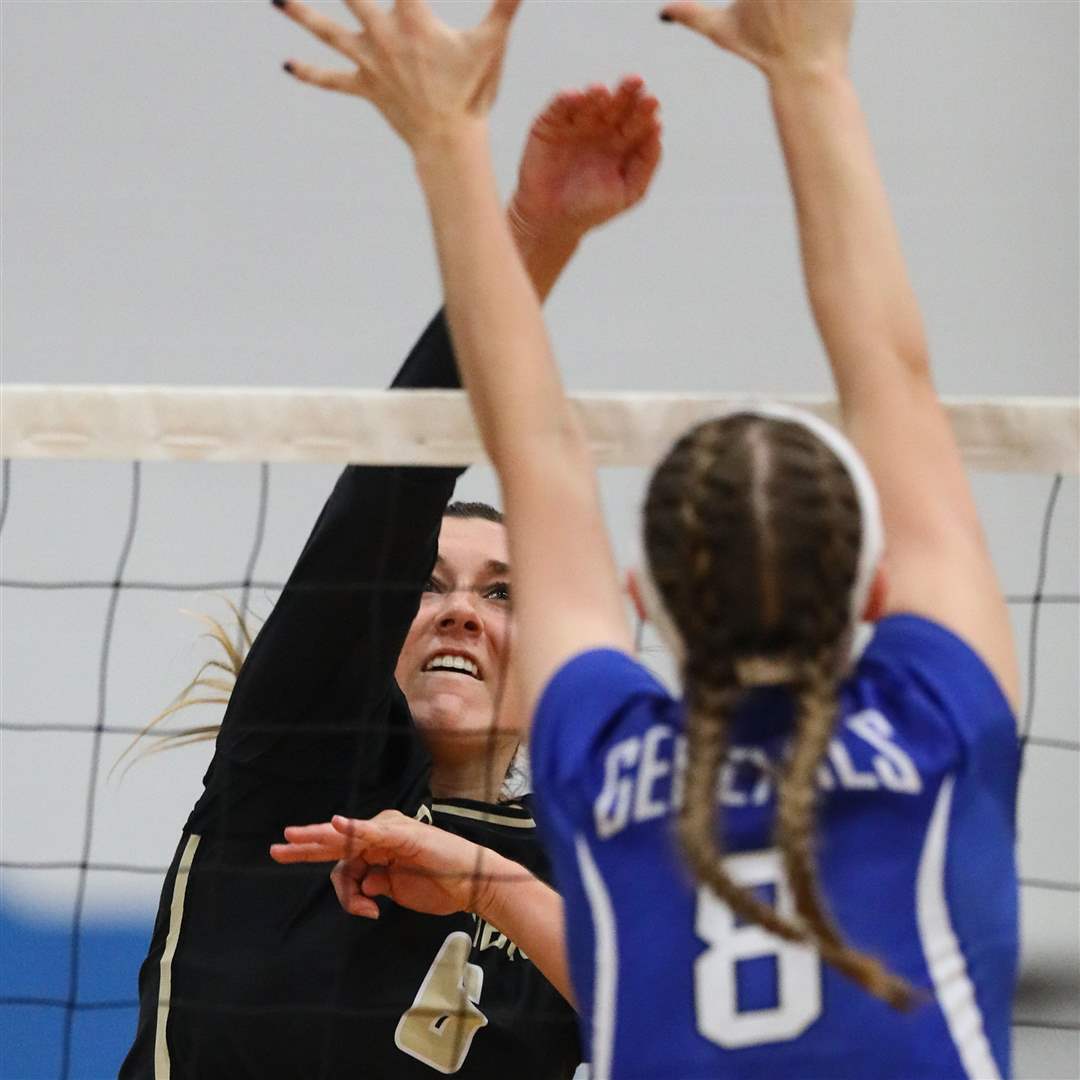 IN PICTURES: Perrysburg vs. Anthony Wayne volleyball - The Blade