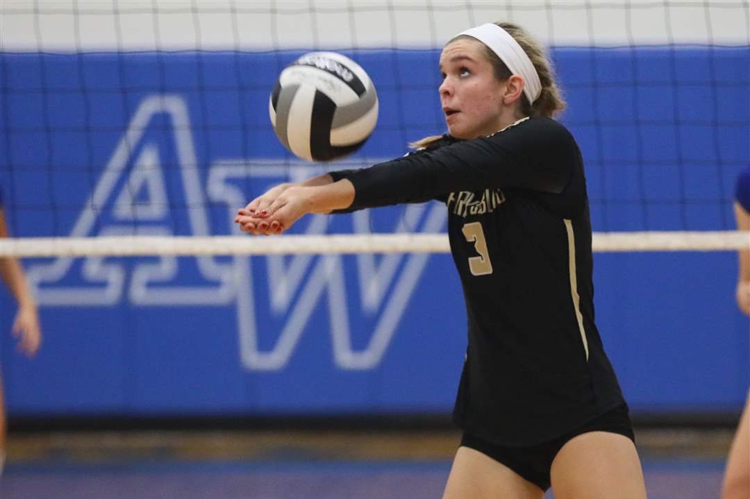IN PICTURES: Perrysburg vs. Anthony Wayne volleyball - The Blade