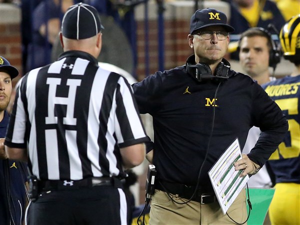 Michigan's Harris shifted to receiver as offense searches for spark ...