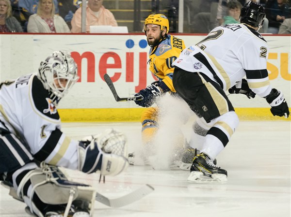Walleye strike early, down Nailers 4-1 during feisty Friday night | The ...