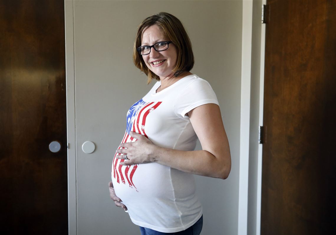 Pregnant Mom Flash