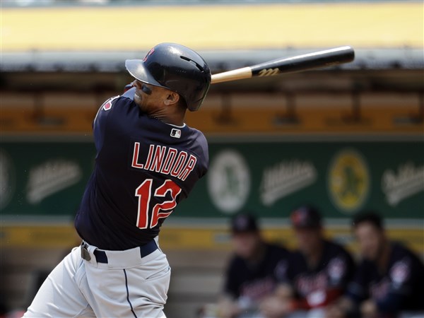 Indians hit 11 doubles, 2 homers in 15-3 clubbing of Athletics | The Blade