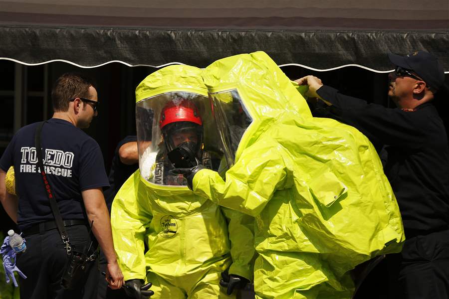 TPD officers exposed to dangerous drugs in hazmat scene - The Blade