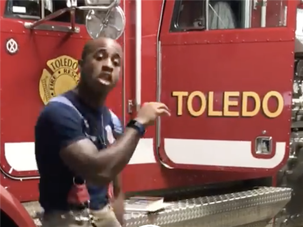 Toledo firefighter shows off dance moves in online video | The Blade