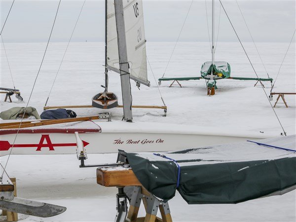 Ice boat racing a pastime in Point Place | The Blade