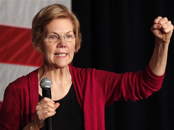 Warren makes presidential bid official with call for change | The Blade