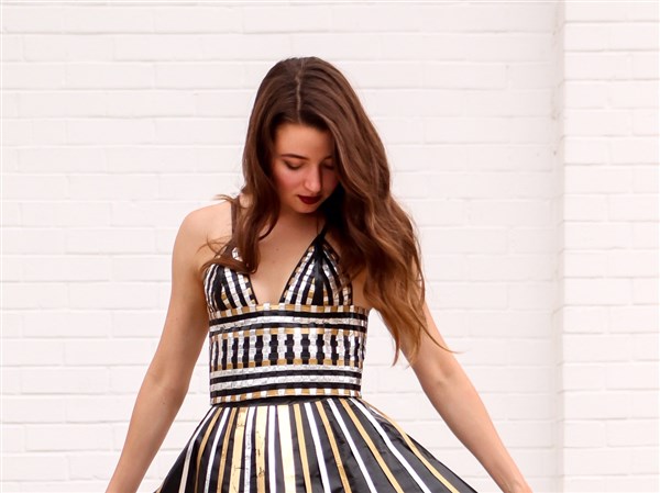 With duct tape dress, Maumee's Maya Ramirez in running for grand prize ...