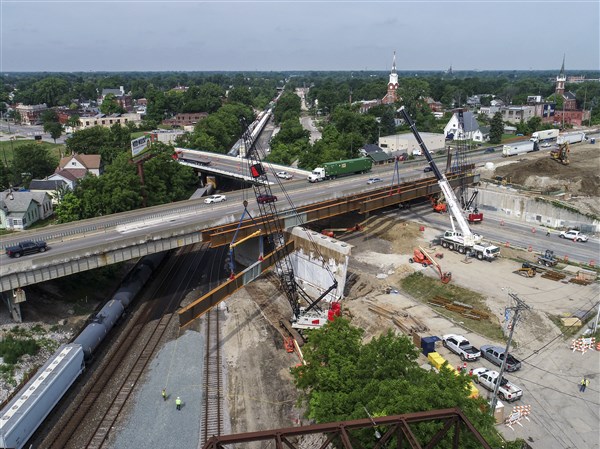 I-75 bridge work shuts down Broadway | The Blade