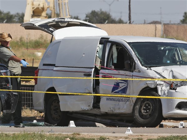 Texas police rammed van, shot gunman | The Blade