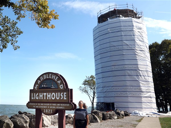 Marblehead Lighthouse on the mend | The Blade
