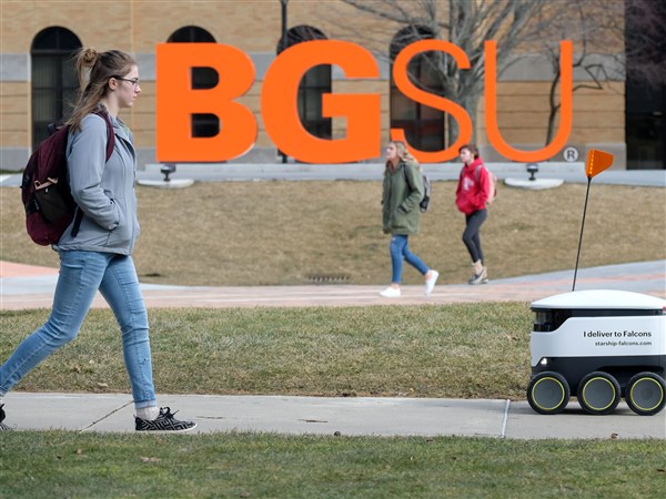 Robot rollout: BGSU debuts autonomous food delivery | The Blade