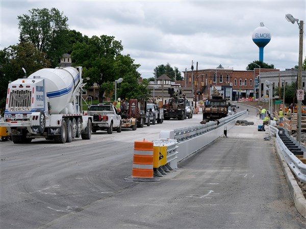 Elmore's bridge to reopen Friday, three weeks early | The Blade