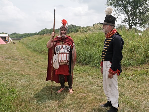 Muster on the Maumee demonstrates evolution of soldiers through the ...