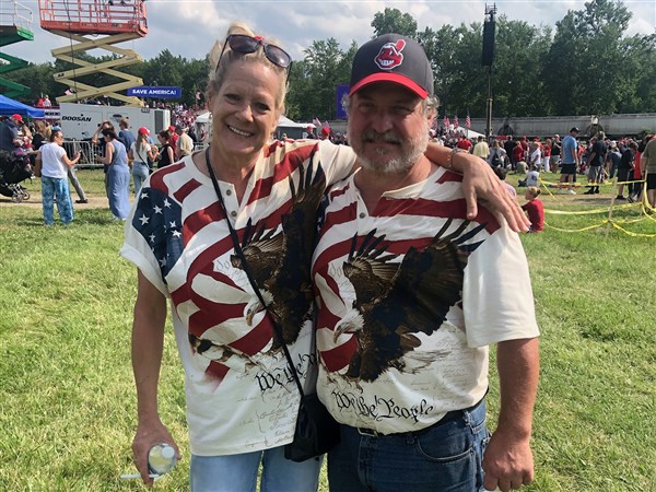 Rally attendees watch Trump kick off 'Save America' tour | The Blade