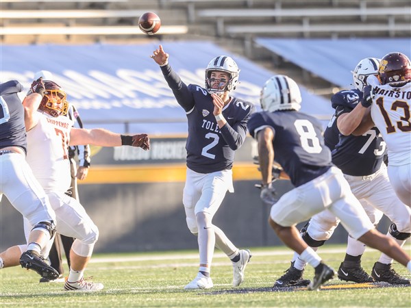 Carter Bradley gets the nod at QB for Toledo football | The Blade