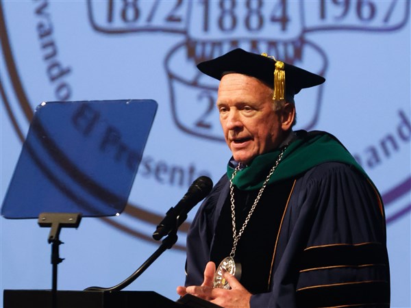 With pomp and ceremony, Dr. Postel officially inaugurated as UT ...