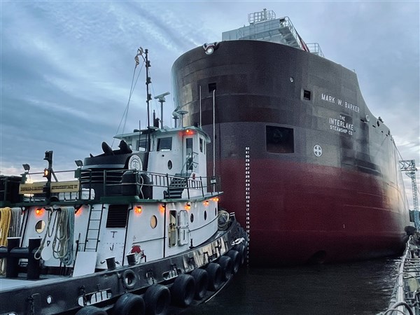 Lakes' first new U.S.-flag freighter since 1980s is launched in ...