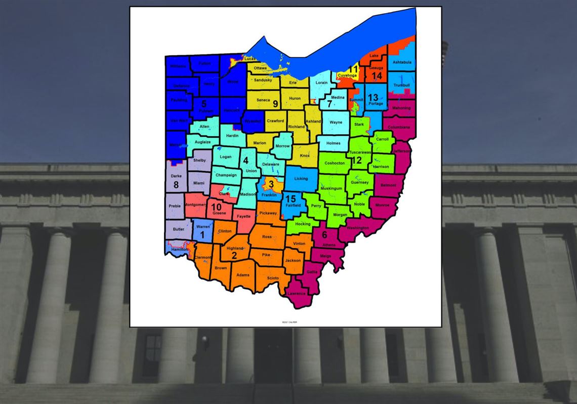 Ohio State Senate Map