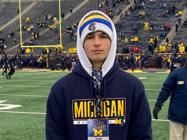 Ryan Montgomery attends Michigan-Ohio State game as recruiting target ...