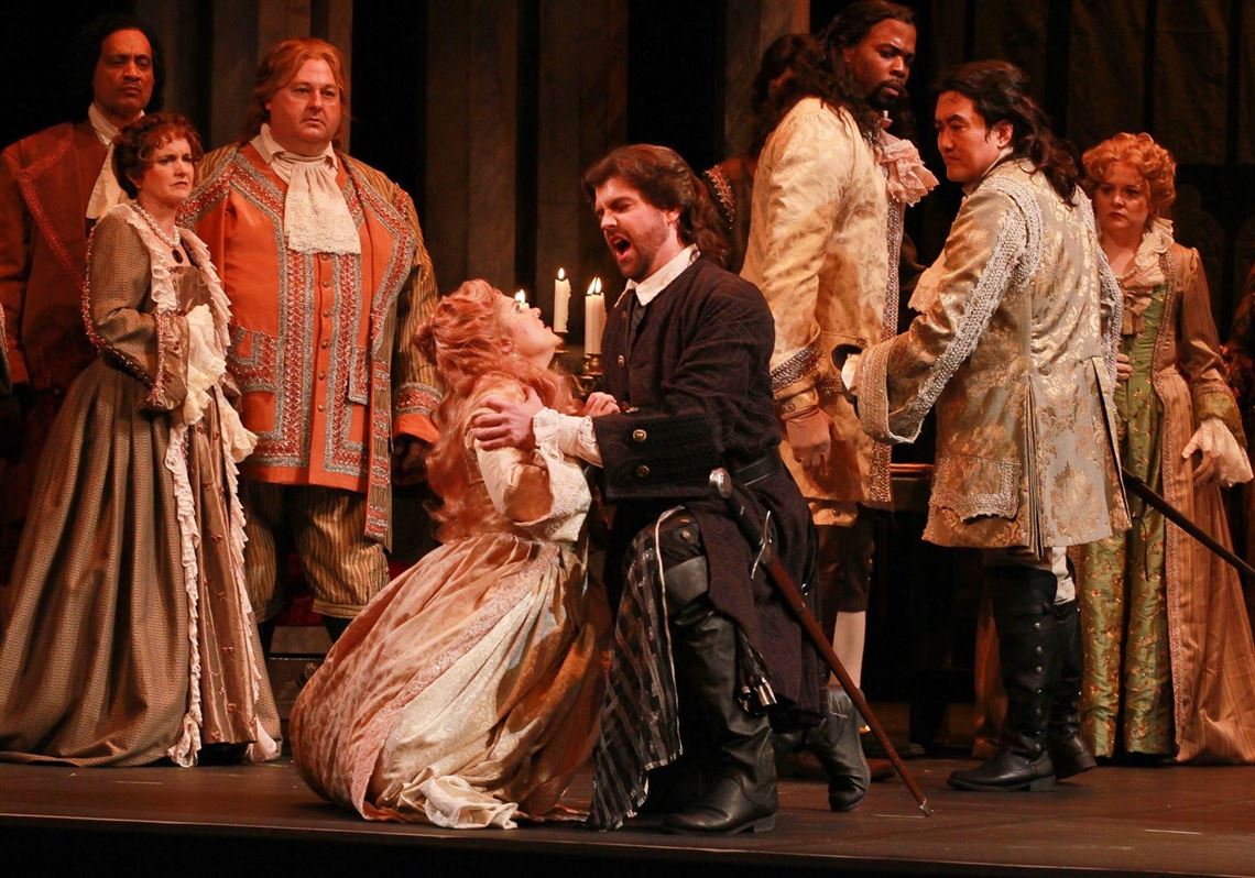 Opera Singer On Stage