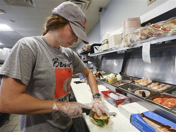 Second generation continues deli tradition as Barry Bagels prepares to ...
