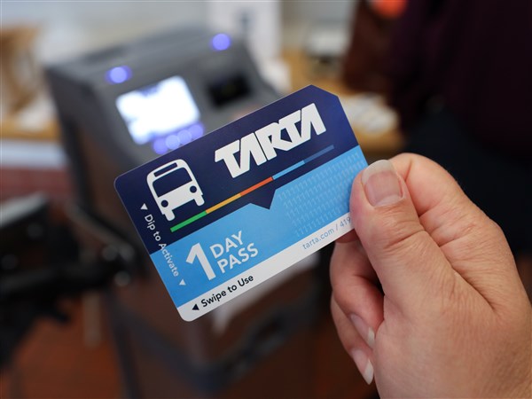 TARTA exhibits new fareboxes that accept electronic fares, also issue ...