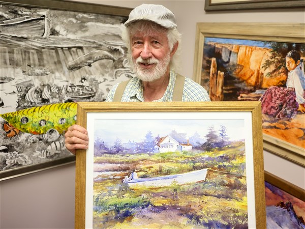 Watercolors have been Tom Thiery's choice for 60 years | The Blade