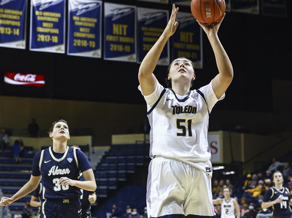 Toledo women's basketball's Noveroske out for season with knee injury ...