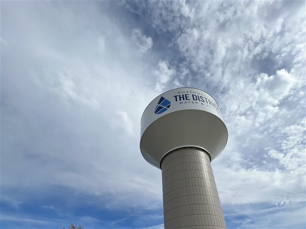 Utility district completes new Lake Township water tower | The Blade