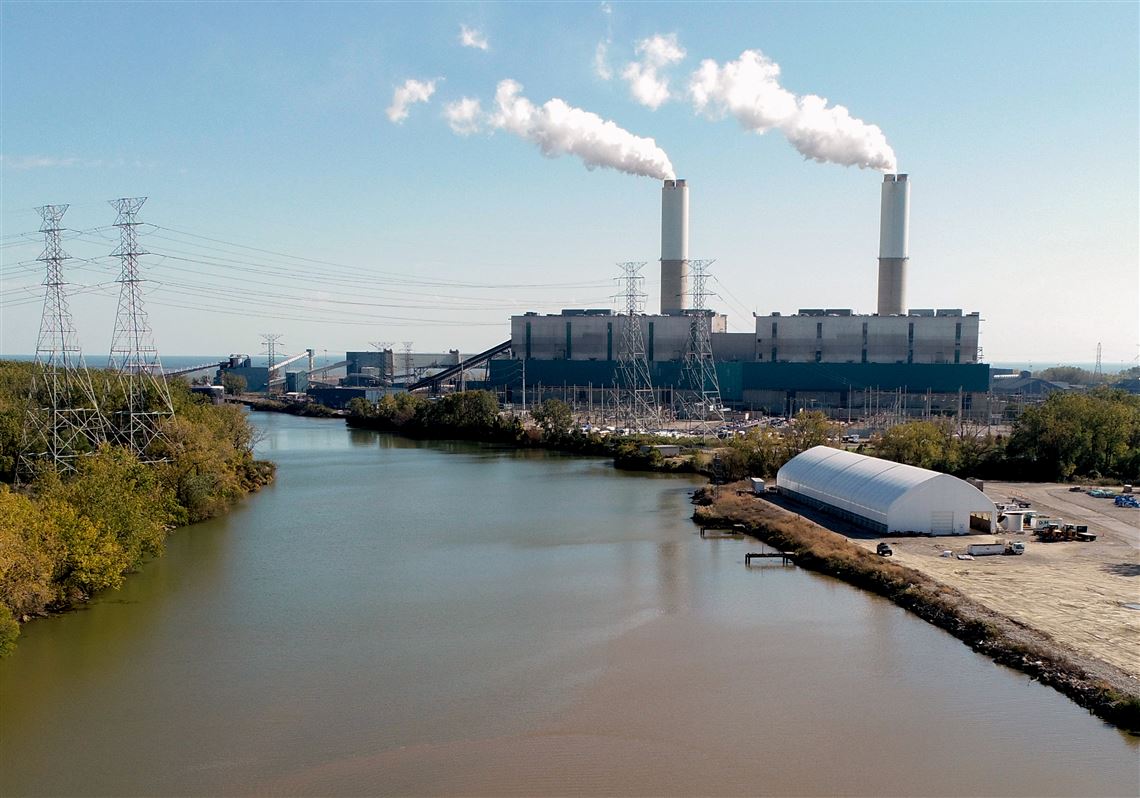 Sooner Power Plant Lake