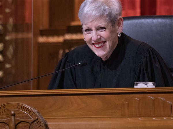 Ohio's first female Supreme Court chief justice reflects on career ...