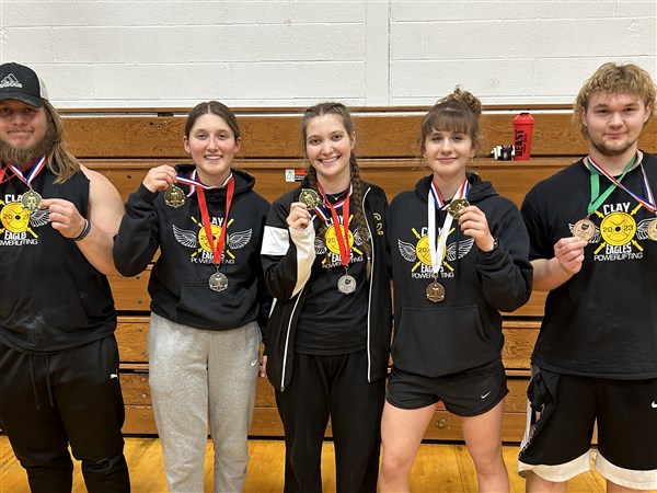 Clay teams finish 3rd at state powerlifting meet | The Blade
