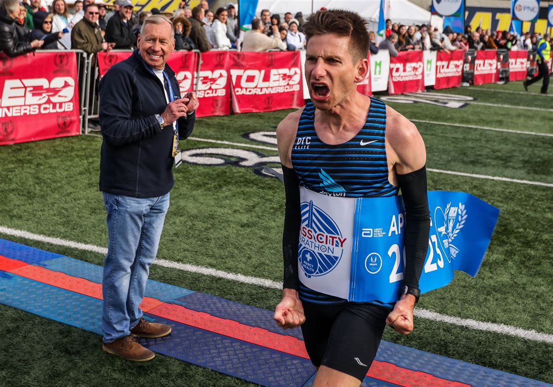 Congratulations Detroit Marathon Runner