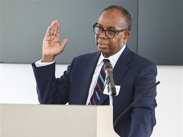 Ohio attorney Larry James speaks on ways to improve the Dorr St ...