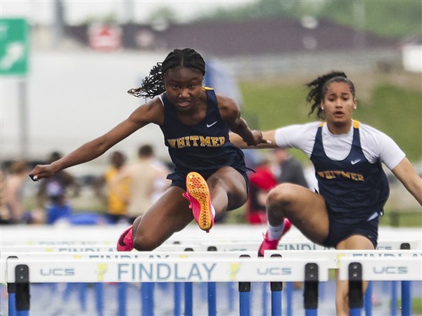Whitmer girls, Findlay boys triumph in final TRAC track and field meet ...