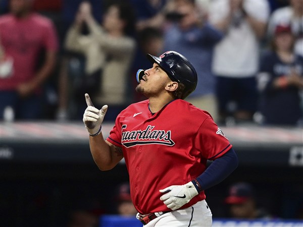 Josh Naylor hits 3-run homer as Guardians storm back against Angels ...