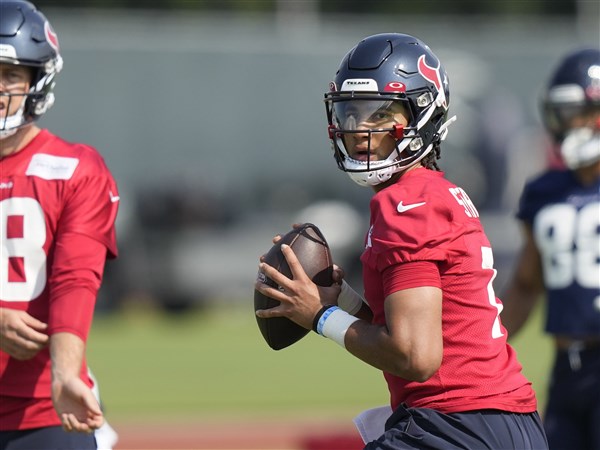 Former Ohio State star Stroud competing for starting job with Texans ...