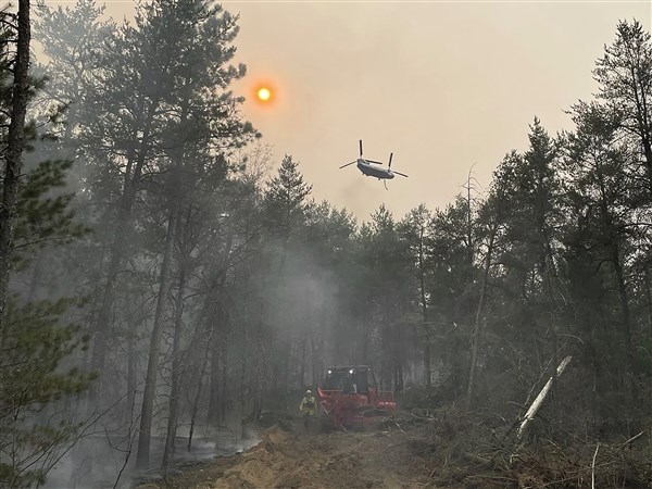Michigan wildfire sparked by campfire on private land | The Blade
