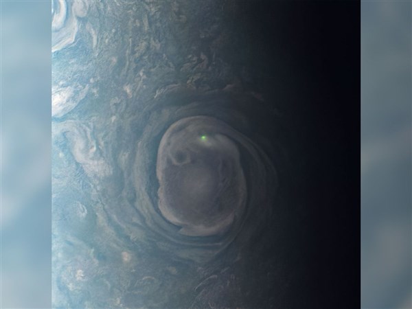 NASA spacecraft captures image of ghostly lightning on Jupiter | The Blade