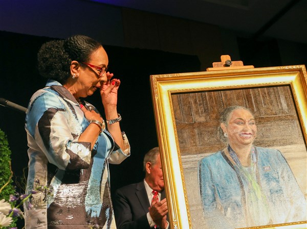 Hundreds celebrate Billie Johnson's nearly half-century of service ...