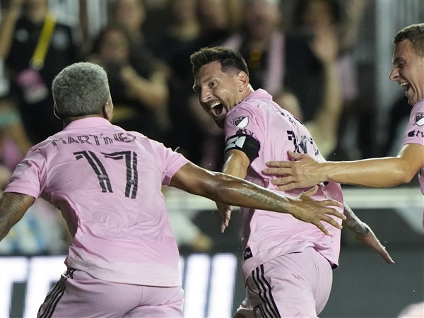 Lionel Messi scores game-winning goal in Inter Miami debut against Cruz ...